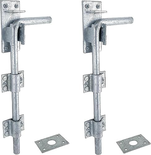 2pcs Drop Down Bolts for Gates, Gate Drop Bolts, Heavy Duty Gate Bolt ...