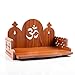 Amazon.com: Wooden Wall Mounted Hanging Table top Temple Pooja Mandir ...
