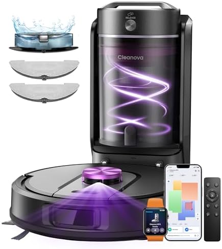 Vexilar W15 Robot Vacuum Cleaner with Mop Function, Bagless Multi ...