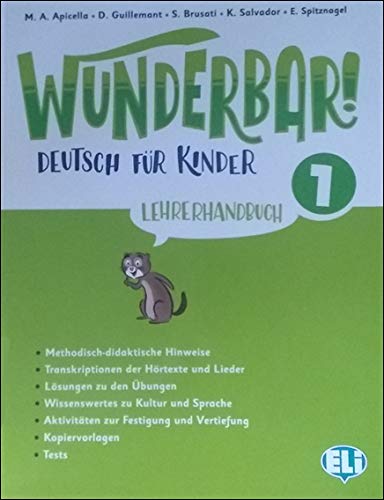 Amazon.com: Wunderbar! Level 1-Teacher's Guide with Audio CD's ...