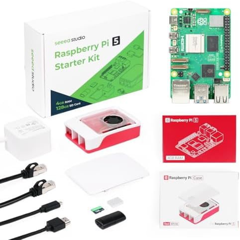 Amazon.com: Seeed Studio Raspberry Pi 5 Starter Kit - 8 GB de RAM ...