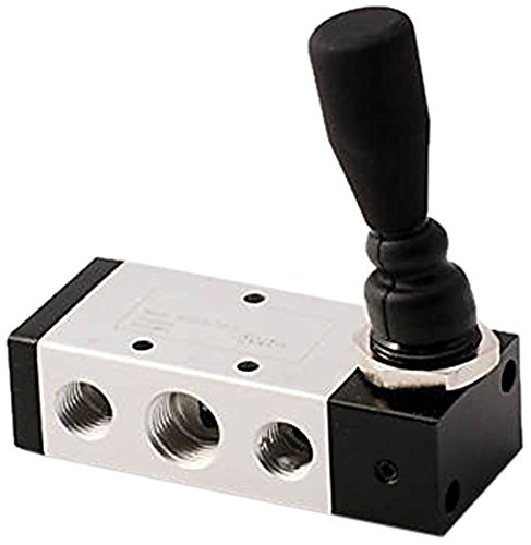 MettleAir 4H210-08-1PK Pneumatic Valve, 4 Way, 2 Position, Lever ...