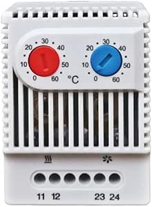 Mini Intelligent Thermostat,0-60°C KTO011/KTS011/ZR011 DIN Rail Mini ...