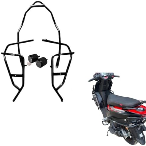 Kushwaha Auto TVS NTORQ 125 Front and Rear Crash Guard with Frame ...