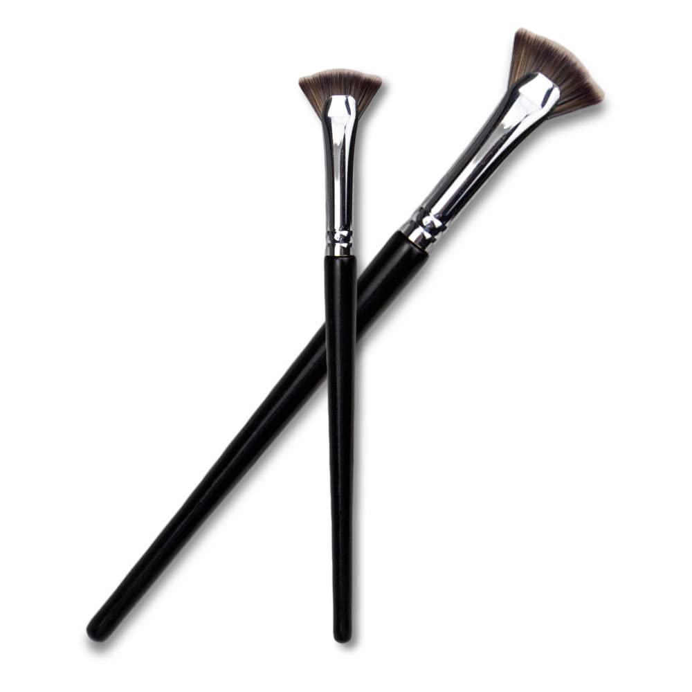 Amazon.com: TEONEI Fan Mascara Brushes Eyelash Eyebrow Brush Makeup ...
