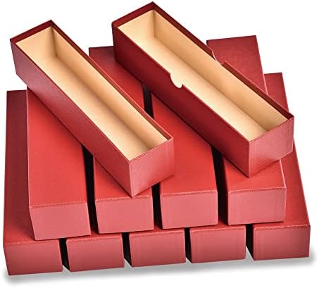 Amazon.com: CNNELL Red Coin Flips Boxes 10 2x2 9 Inch for Storage 1 Row ...