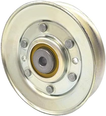 Amazon.com: Phoenix Mfg. 5 Inch Dia 17mm Bore Steel V-Groove Idler ...