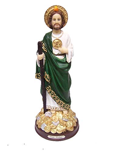 Amazon.com: 14" St Jude on Money Statue San Judas Tadeo Dinero Estatua ...