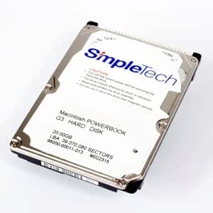 SimpleTech STA-MACHD/20 20GB Internal Notebook Drive Hard Disk Drive ...