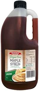 Queen Sugar Free Flavoured Maple Syrup 2 Litre : Amazon.com.au: Pantry ...
