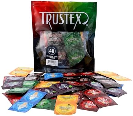 Amazon.com: Trustex Condoms Assorted Flavors, Bag of 48 : Health ...