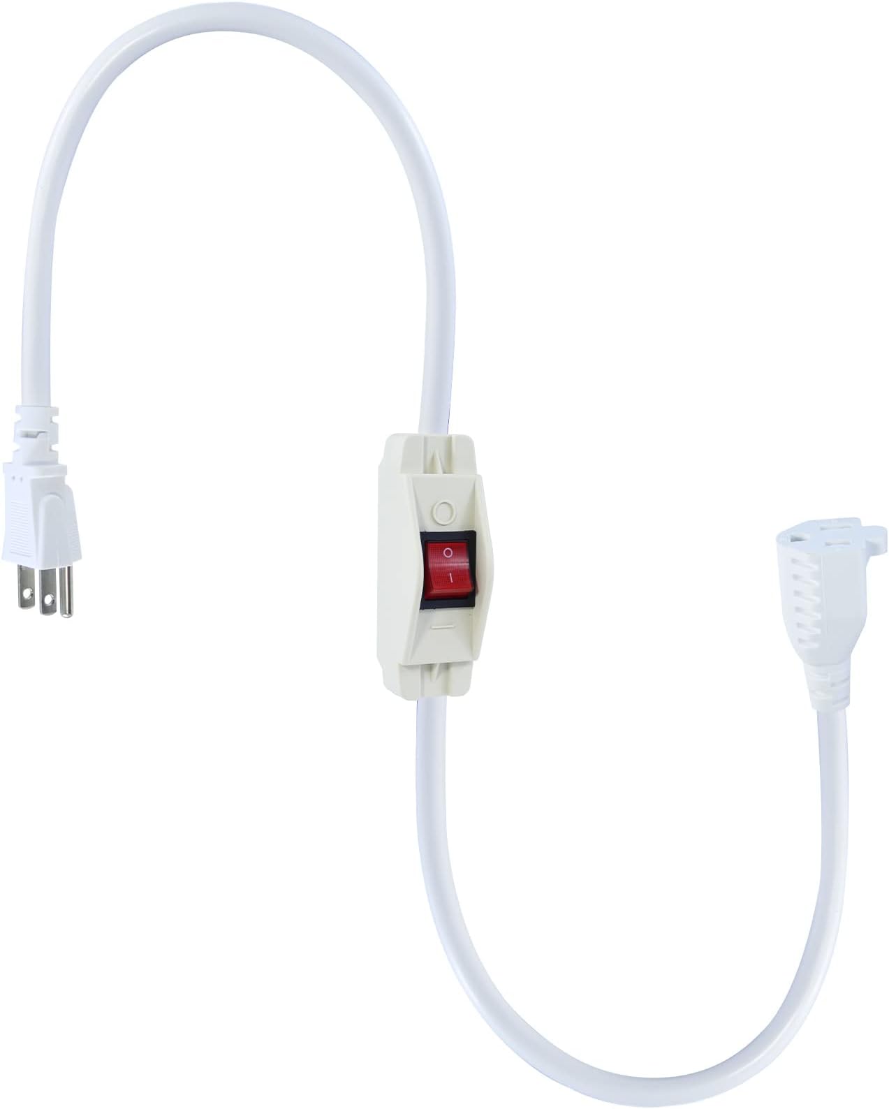 Amazon.com: Iron Forge Cable 10 Ft White Outdoor Extension Cord with ...