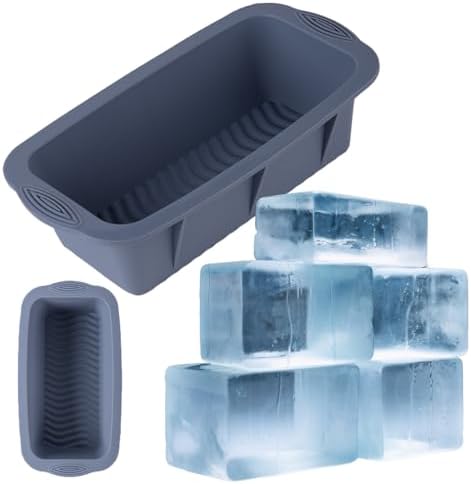 Amazon.com: 2Pack Extra Large Silicone Ice Block Mold for Ice Bath ...