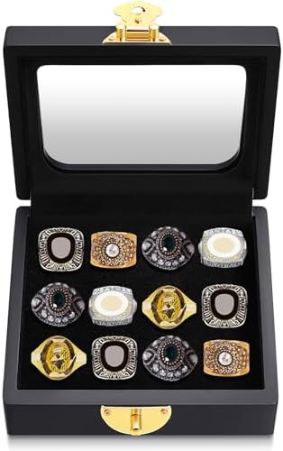 Amazon.com: JunningGor 12 Holes Championship Big Heavy Ring Display ...