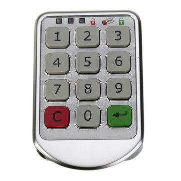 Metal Digital Electronic Password keypad Number Cabinet Code Locks ...