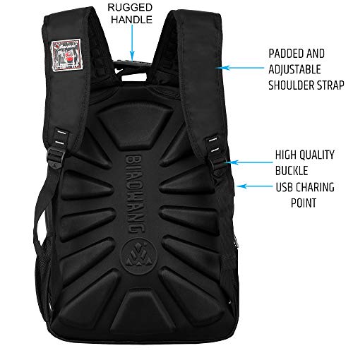 BIAOWANG Waterproof Design 15.6 Inch 25 L Laptop Backpack for School ...