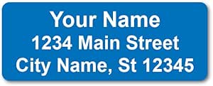 Amazon.com : Personalized Return Address Labels - 120-480 Custom Self ...