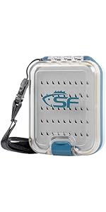 Amazon.com: SF Small Waterproof Fly Box Double Sided Floating Fly ...