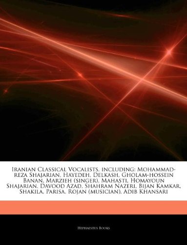 Amazon | Articles on Iranian Classical Vocalists, Including: Mohammad ...
