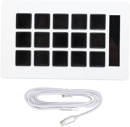 Amazon.com: BTSEURY 15 Key Visual Keyboard Professional Macro Keyboard ...