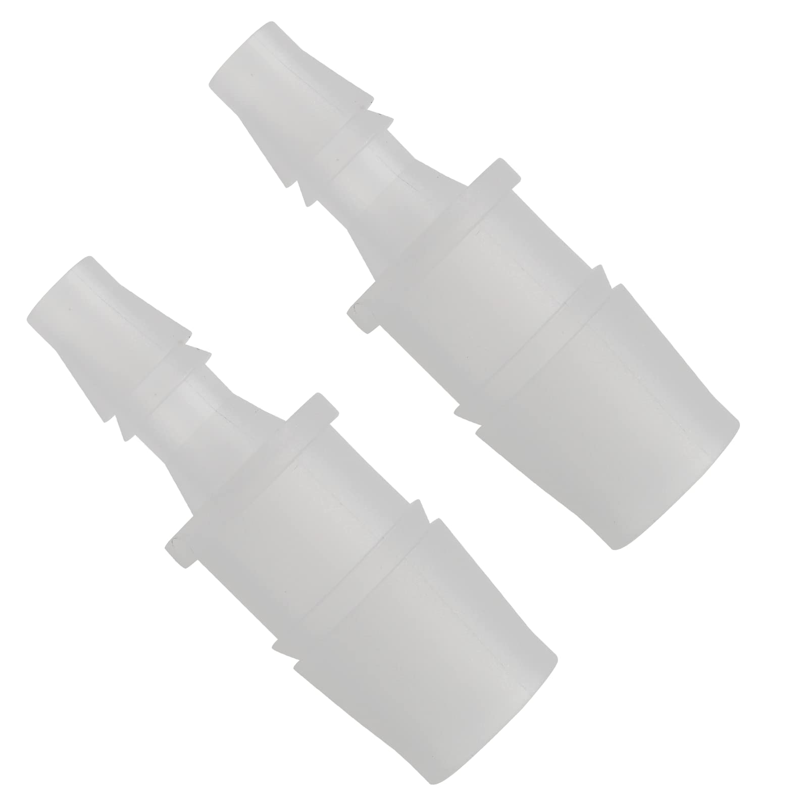Snapklik.com : 2pcs Plastic Hose Barb Reducer Fitting, 1/2" To 1/4 ...