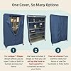 Amazon.com: Formosa Covers Storage Shelving Rack Cover with One See ...