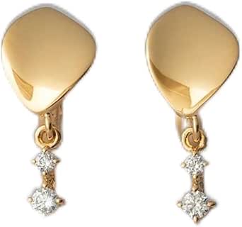 Amazon | [エテ] ビジュー イヤリング 842120-842121 FREE イエローゴールド | イヤリング 通販