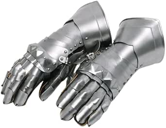 Amazon.com: GO NAUTICAL INSTRUMENTS Medieval Flared Cuff Gauntlets ...