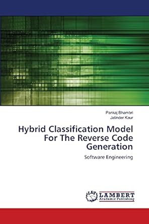 Hybrid Classification Model For The Reverse Code Generation: Software ...
