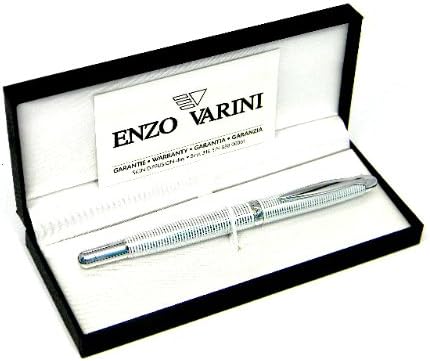 ENZO VARINI - Coffret de 1 stylo roller blanc & chromé : Amazon.fr ...
