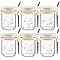Amazon.com: LANDNEOO 6 Pack Overnight Oats Containers with Lids and Spoons, 16 oz Glass Mason ...