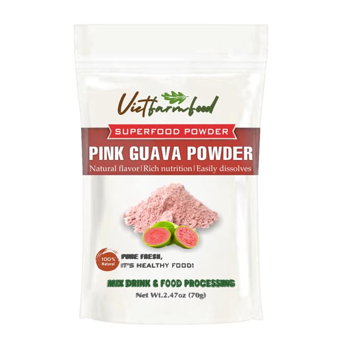 Amazon.com: PINK GUAVA POWDER 2.47 oz (70g) VIETFARMFOOD: Pure freeze ...