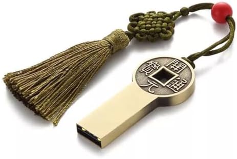 Amazon.com: Auspicious Metal USB Flash Drive with Chinese Style Bronze ...