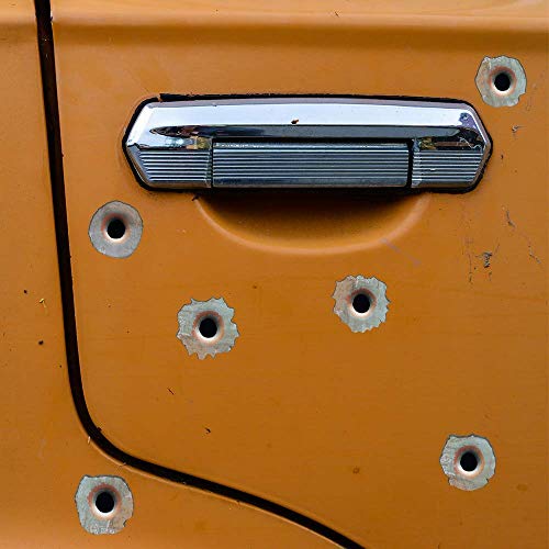 Realistic Bullet Hole 3D Look Stickers Vinyl Decals Small Caliber Rusty ...