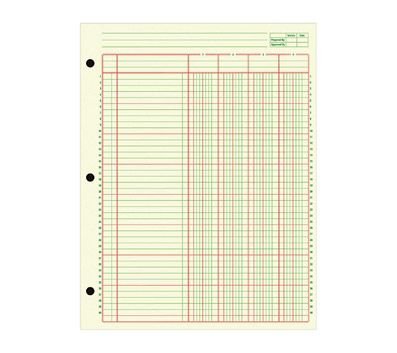 Amazon.com : OfficeMax Analysis Pad, 11"x8-1/2", 2-3/8 Column Width, 4 ...