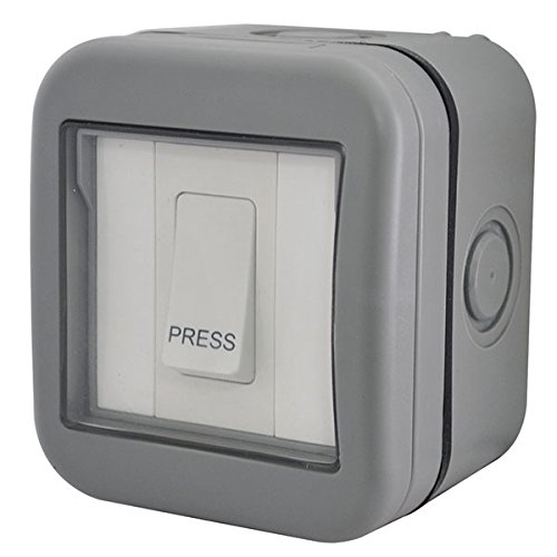 IP55 Weatherproof 10AX Single Retractive One Way Switch - PRESS ...