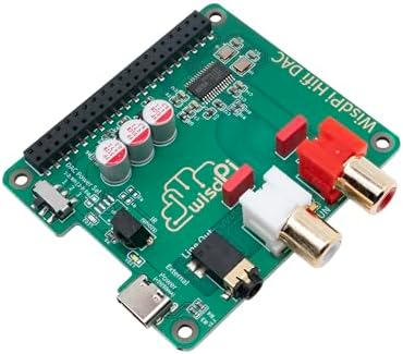 Amazon.com: Raspberry Pi HiFi DAC Pro Hat ES9038Q2M Audio Card PCM DSD ...