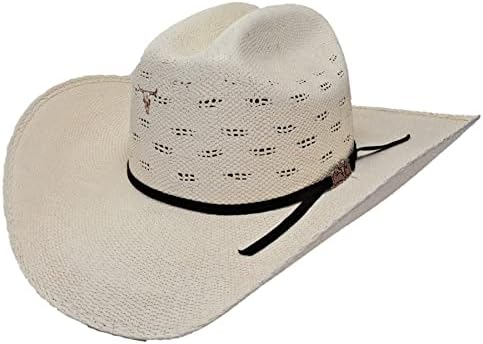 Stone Hats Western Sombrero Bangora Straw Cowboy Hat, Natural Cream ...