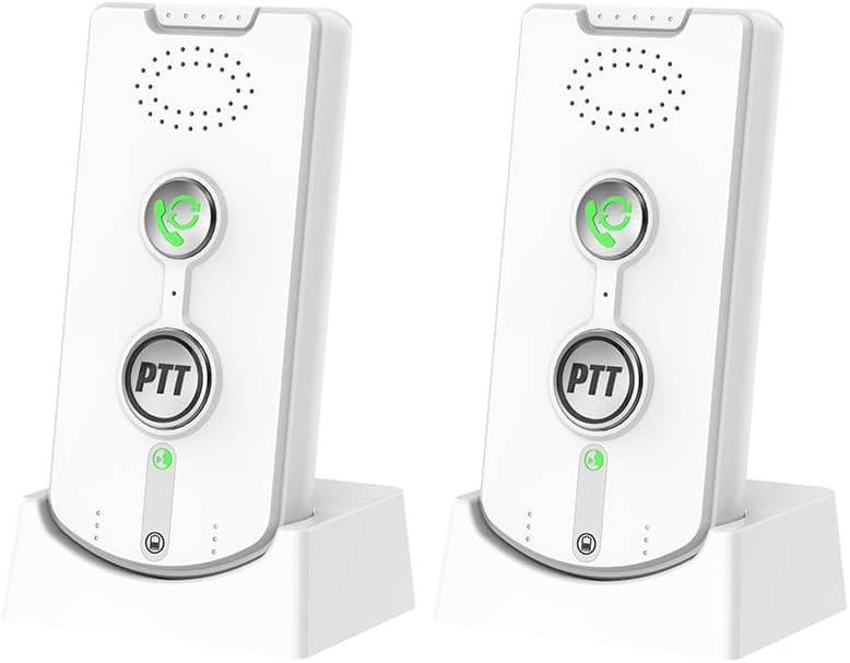 Amazon.com: 2Pcs Intercoms Wireless for Home Voice Bidirectional Caller ...