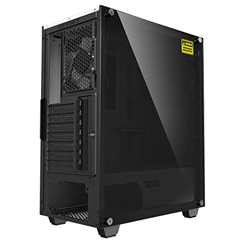 GameMax White Diamond ARGB Mid-Tower PC Gaming Case, ATX, 3 Pin Aura ...