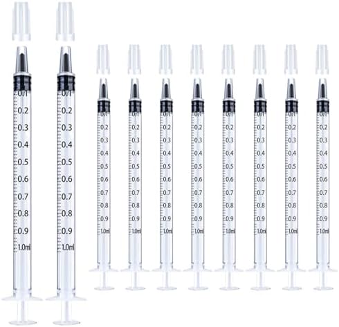 Amazon.com: 1ml Syringe with Needle, Syringes 1cc Needles 30G 1/2 Inch, Individually Wrapped ...