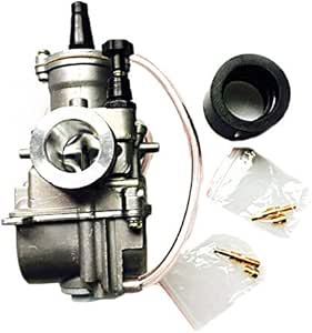 Amazon.com: Surla Oko 21mm Carburetor Pwk 21 Flat Slide Kit Universal 2/4 Stroke 80cc 100cc ...