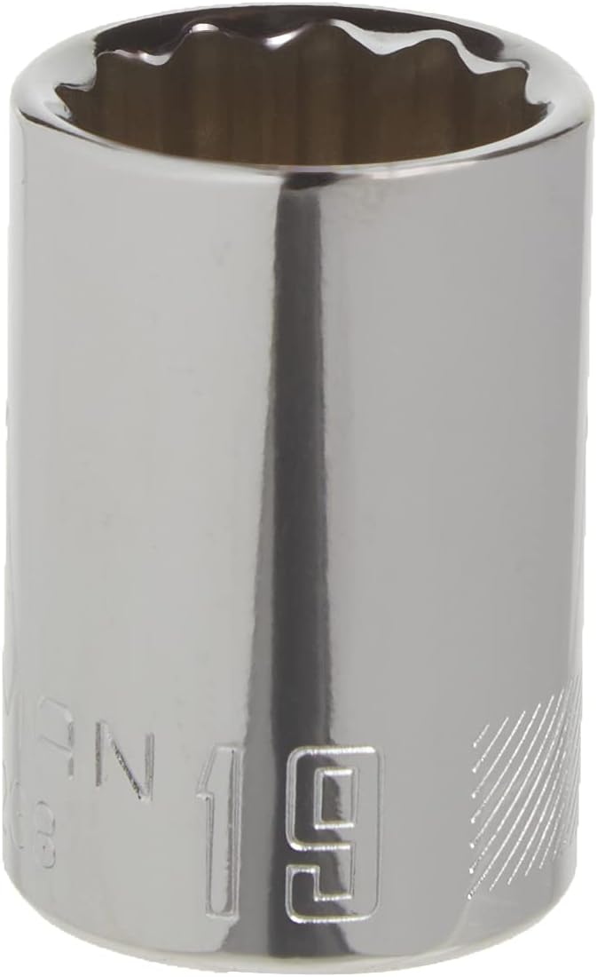 Amazon.com: Genius Tools 1/2" Dr. 19mm Impact Socket - 413819 : Tools ...