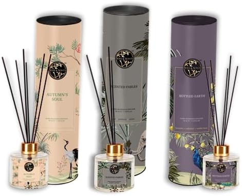 Soul & Scents Reed Diffusers Pack of 3-50ml Each | Fragrance of Autumns ...