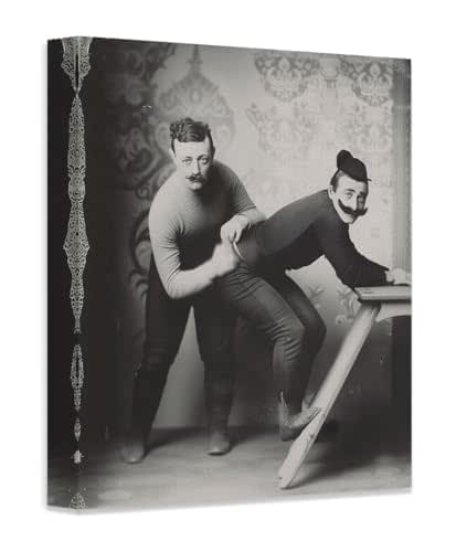 Amazon.com: Weird Mime Spanking Retro Vintage Variety Show Funny Comedy Theater Black & White ...