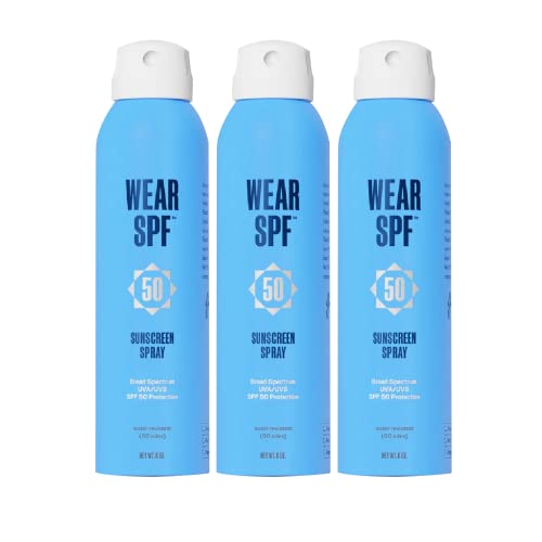 Amazon.com: WearSPF Sunscreen Spray by Justin Thomas SPF 50 Broad ...