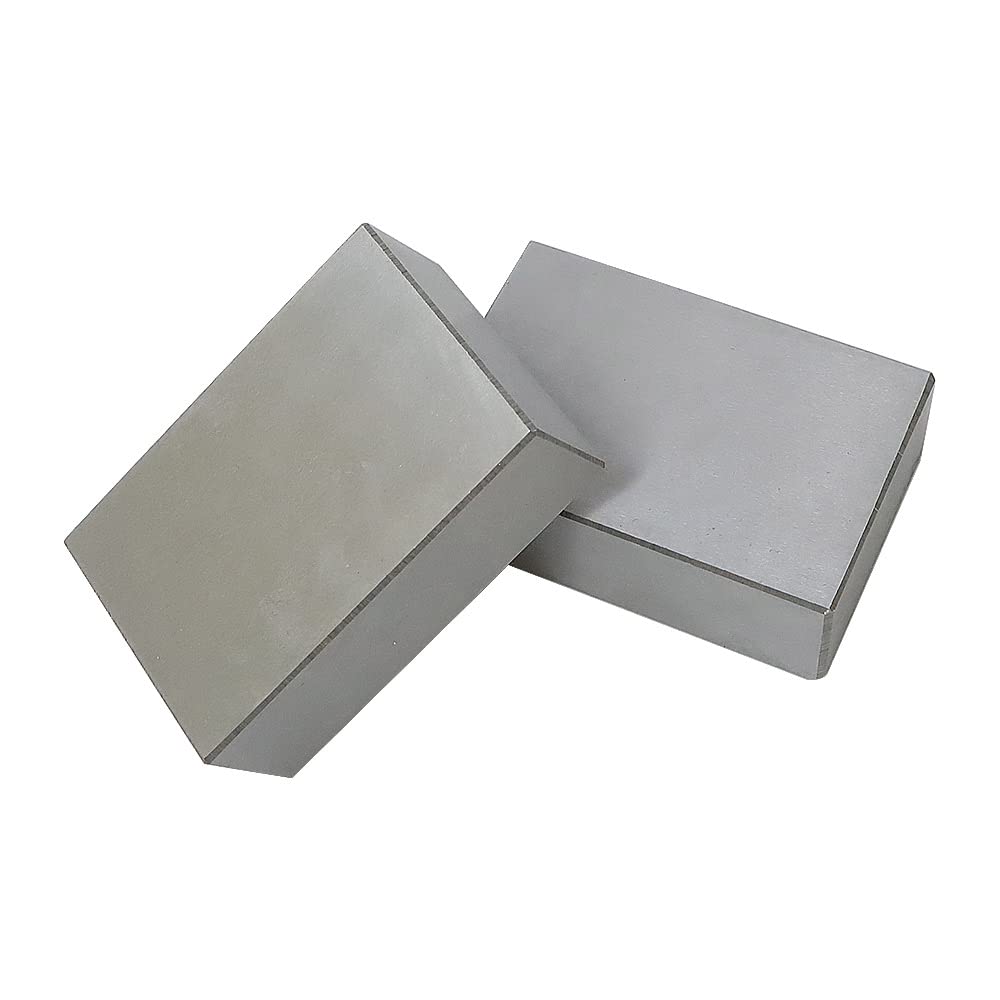 1 x 2 x 3 Inch Blocks No Holes Matched Pair Hardened Steel Plain (1"x2 ...