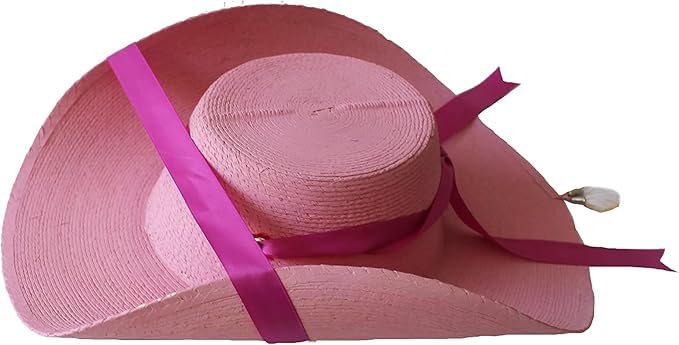 Amazon.com: TECAMPANA SOMBRERO CALENTANO PARA DAMA- ROSA/GRANDE ...