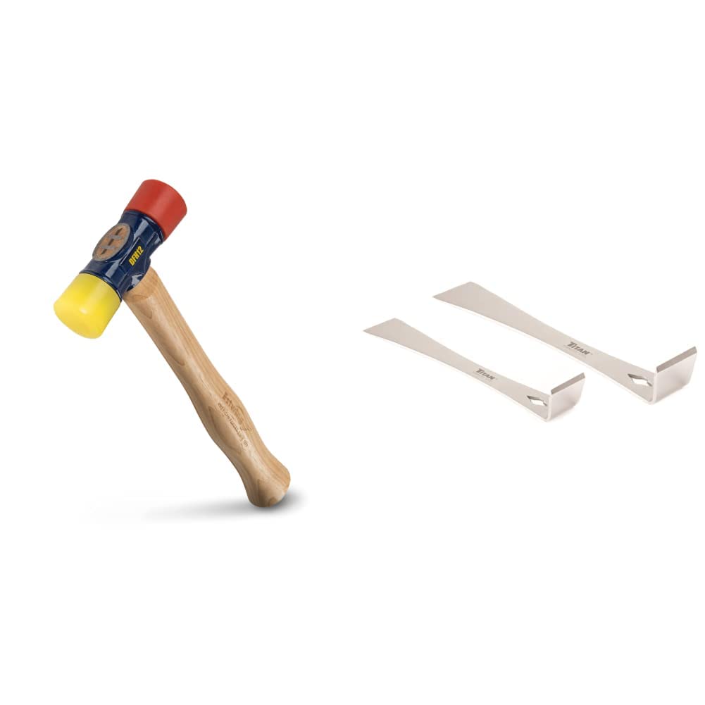 Amazon.com: Estwing Rubber Mallet with Hickory Handle (12 oz) and Titan ...