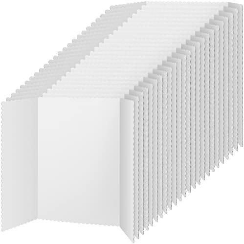 Amazon.com : Ctosree 24 Pcs Tri Fold Display Board, Lightweight ...